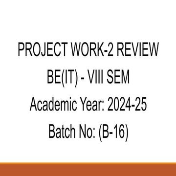 Terch_ppt PROJECT WORK FOR BE IT 24 TO 25 | PPTX