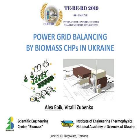 POWER GRID BALANCING BY BIOMASS CHPs IN UKRAINE | PPTX | Power and ...