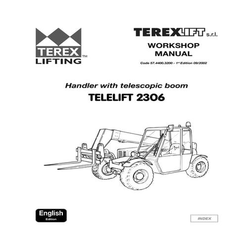 Terex Telelift 2306 Telescopic handler Service Repair Manual.pdf