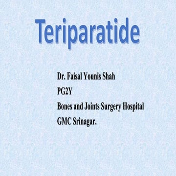 Teriparatide | PPTX