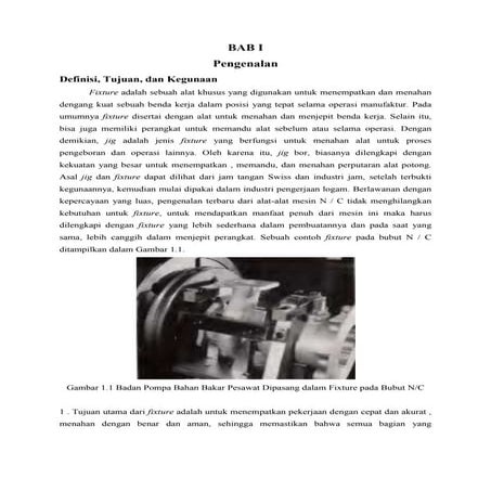 Jig and Fixture Design Manual | DOCX