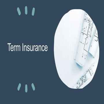 Term insurance | PPTX
