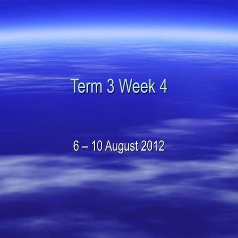 Term 3 Week 8 | PPT