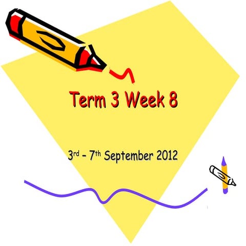 Term 3 Week 8 | PPT