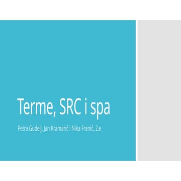 terme-sportskorekreativnocentari toplice | PPTX