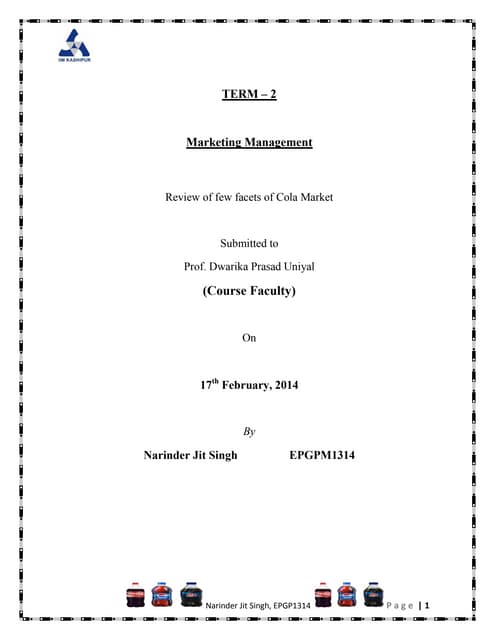 Case study on beverage industry in india.pptx