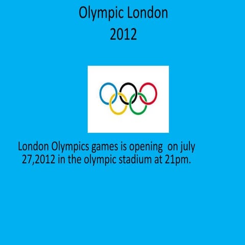 olympic games | PPT