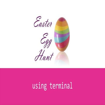 Easter Egg Hunt using terminal | PPT
