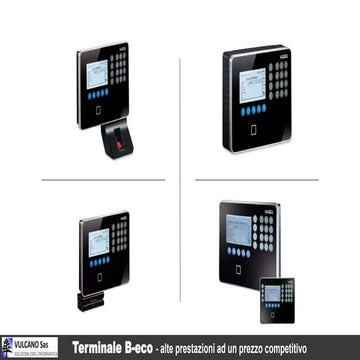 Terminale B- eco per rilevazione delle presenze e controllo accessi | PPTX