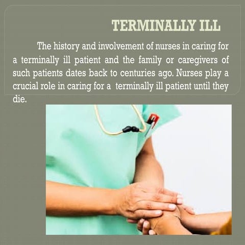TERMINALLY ILL. care of palliative care ptxpptx | PPTX