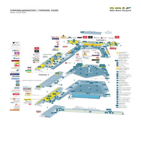 Koeln Bonn Airport Terminalplan | PDF