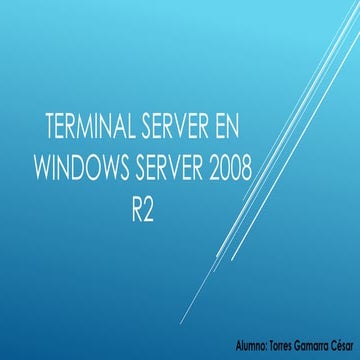 Terminal Server | PPTX