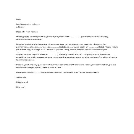 Intimation letter | DOCX
