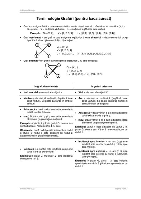 Curs 8: Grafuri planare | PDF