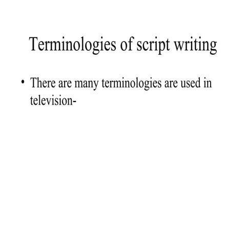 Script abbreviations