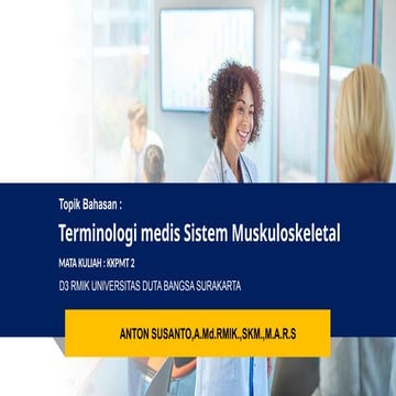 Terminologi medis Sistem Muskuloskeletal.pptx