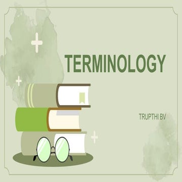 TERMINOLOGY PPT few defination of clinical research terminologys | PPT