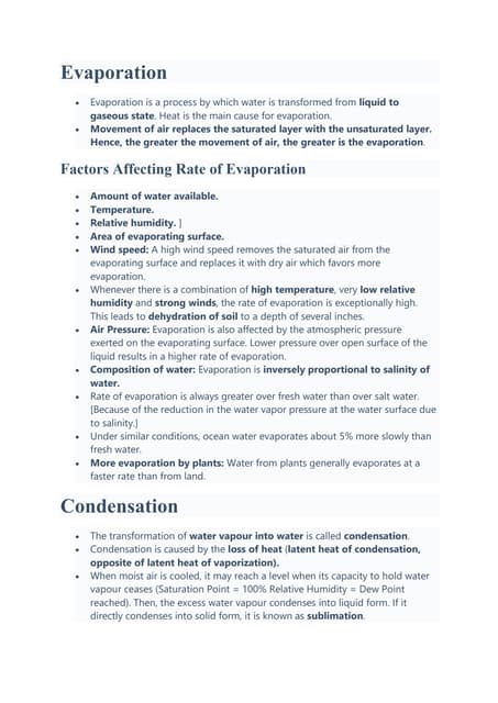 HUMIDITY LECTURE FOR UPSC, SSSC, RRB AND | PPT