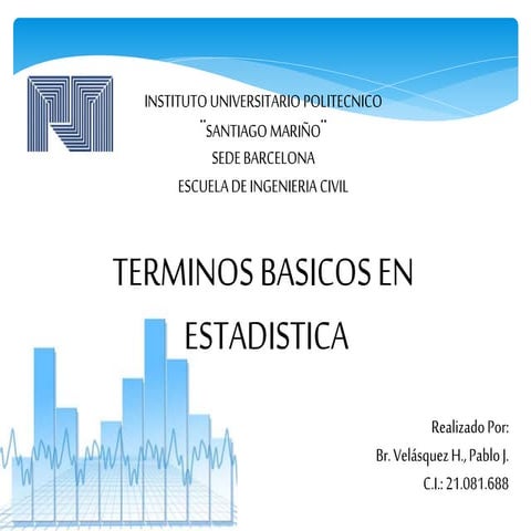 Terminos basicos en estadistica | PPTX