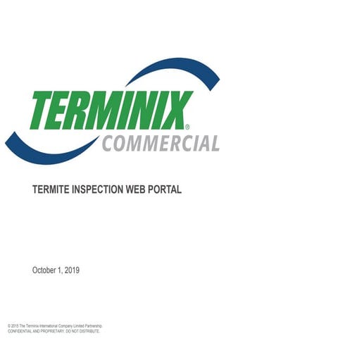 Termite inspection portal - terminix | PDF