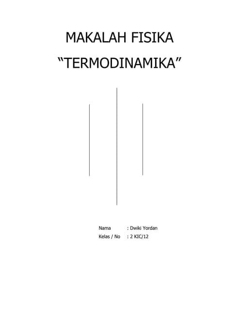 Ppt kalor dan termodinamika | PPTX