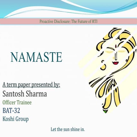 Proactive Disclosure: The future of RTI | PPTX | Desktop Publishing ...