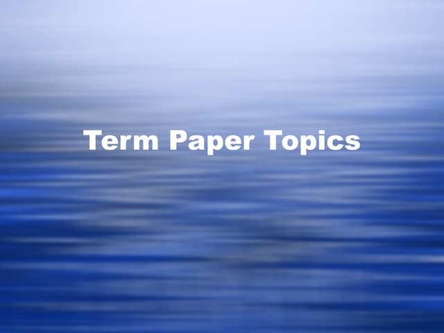 Research presentation guidelines_eeb3407 | PDF
