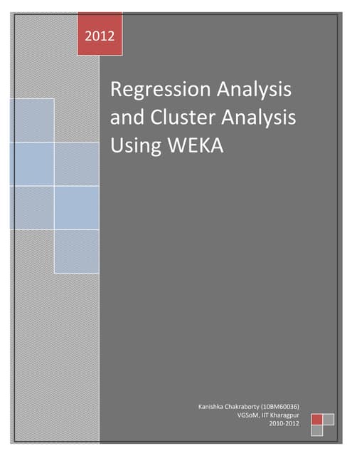 WEKA: The Experimenter | PPTX