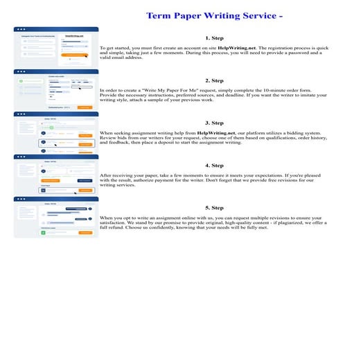Term Paper Writing Service - | PDF | Freelance Writing | Content Production