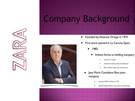 Zara Procurement strategy | PPTX | Logistics | Business