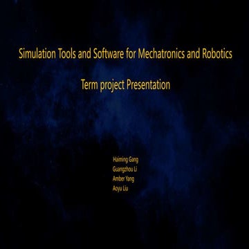 Modeling and Simulation of a Robotic Legged System in Forward ...