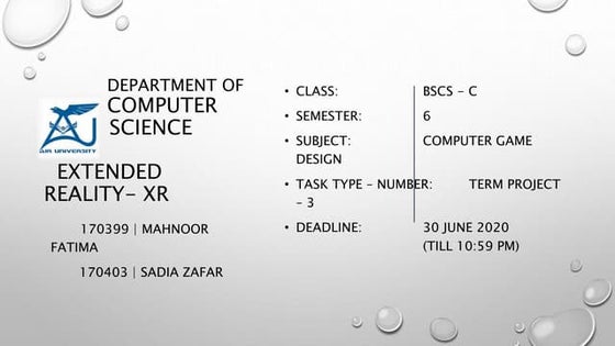 eXtended Reality(XR) Basic introductions | PPTX