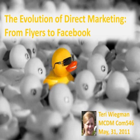 The Evolution of Direct Marketing: From Flyers to Facebook | PPTX