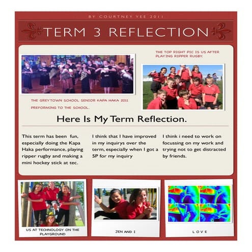 Term 3 reflection | PAGES