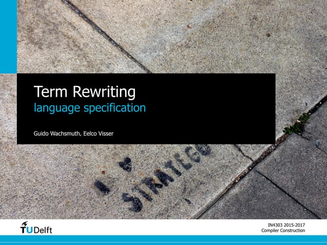 Term Rewriting Ppt