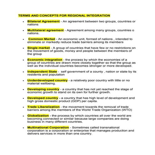 Caricom notes regional integration | DOCX