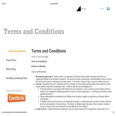 Terms and conditions_Banners Broker | PPT