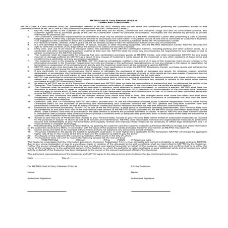 Terms Back Side | PDF