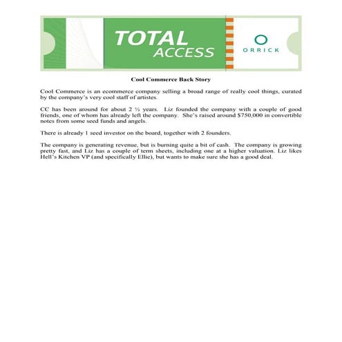 Sample Term Sheet | PDF | Business Accounting & Finance | Business