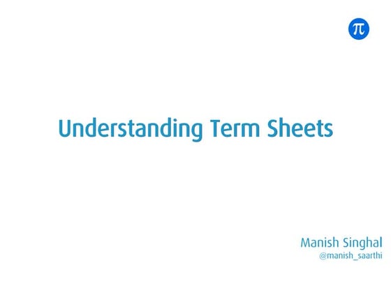 Understanding Term Sheet | PPTX