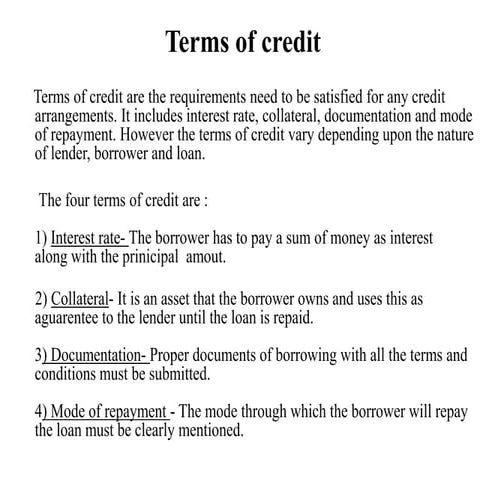 Terms of credit.pptx