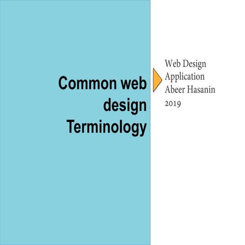 Terms on web site development | PPT