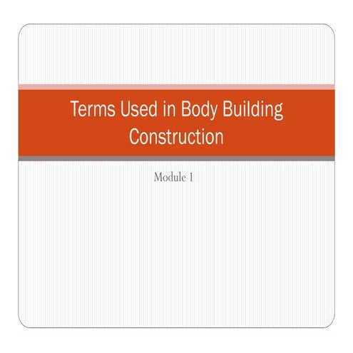 Terms used in Vehicle body building | PDF