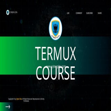 Cyber Gita Termux Course Teaches Ethical Hacking | PPT