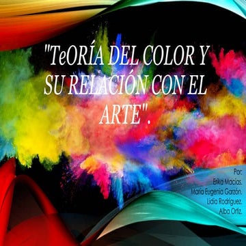 Teoría del Color para diseñadores y pintores | PDF