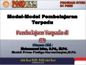 Model Pembelajaran Terpadu "MODEL SEQUENCED (URUTAN)" | PPTX