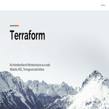 Terraform.pptx | Cloud Computing | Internet