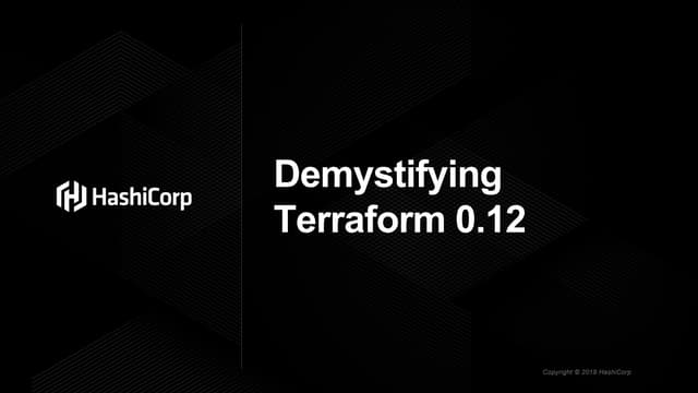 Demystifying Terraform 012 Ppt 8897