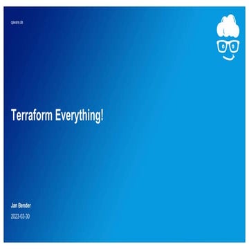 Terraform Everything | PPT