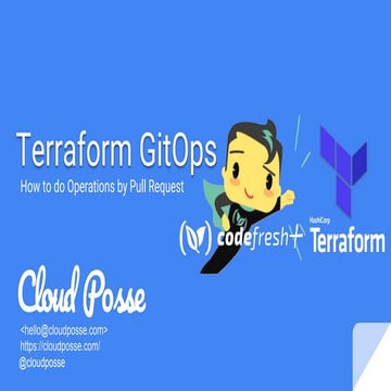 Terraform Gitops On Codefresh Ppt 